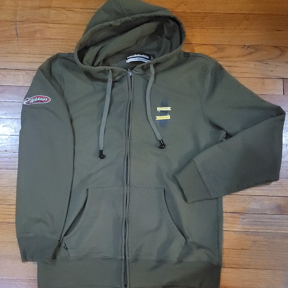 Rob Dyrdek Olive Green Zip-Up Hoodie - Gem